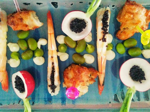 Turning Japanese - 1989 Japanese Snack Plate - Retro Food For Modern Times