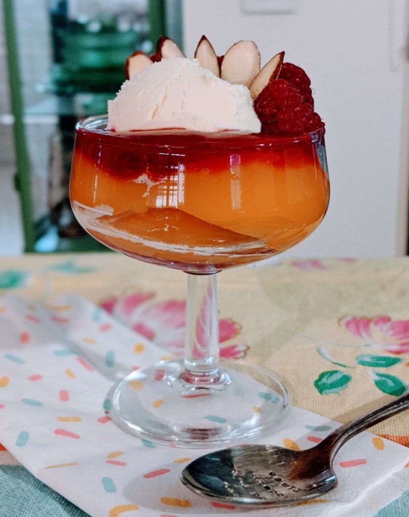 Peach Melba - Dining with The Dame 2 - Retro Food For Modern Times
