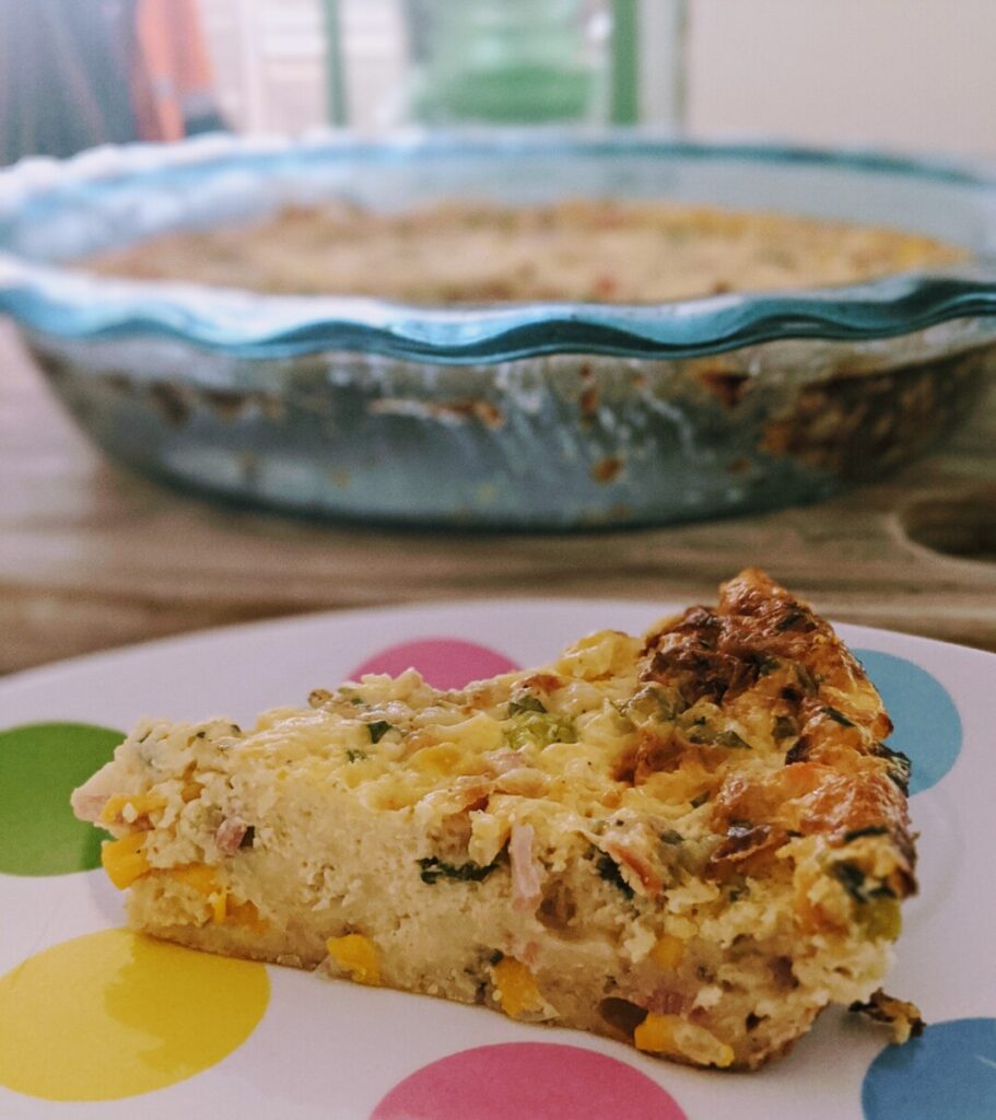 Savoury Impossible Pie - Retro Food For Modern Times