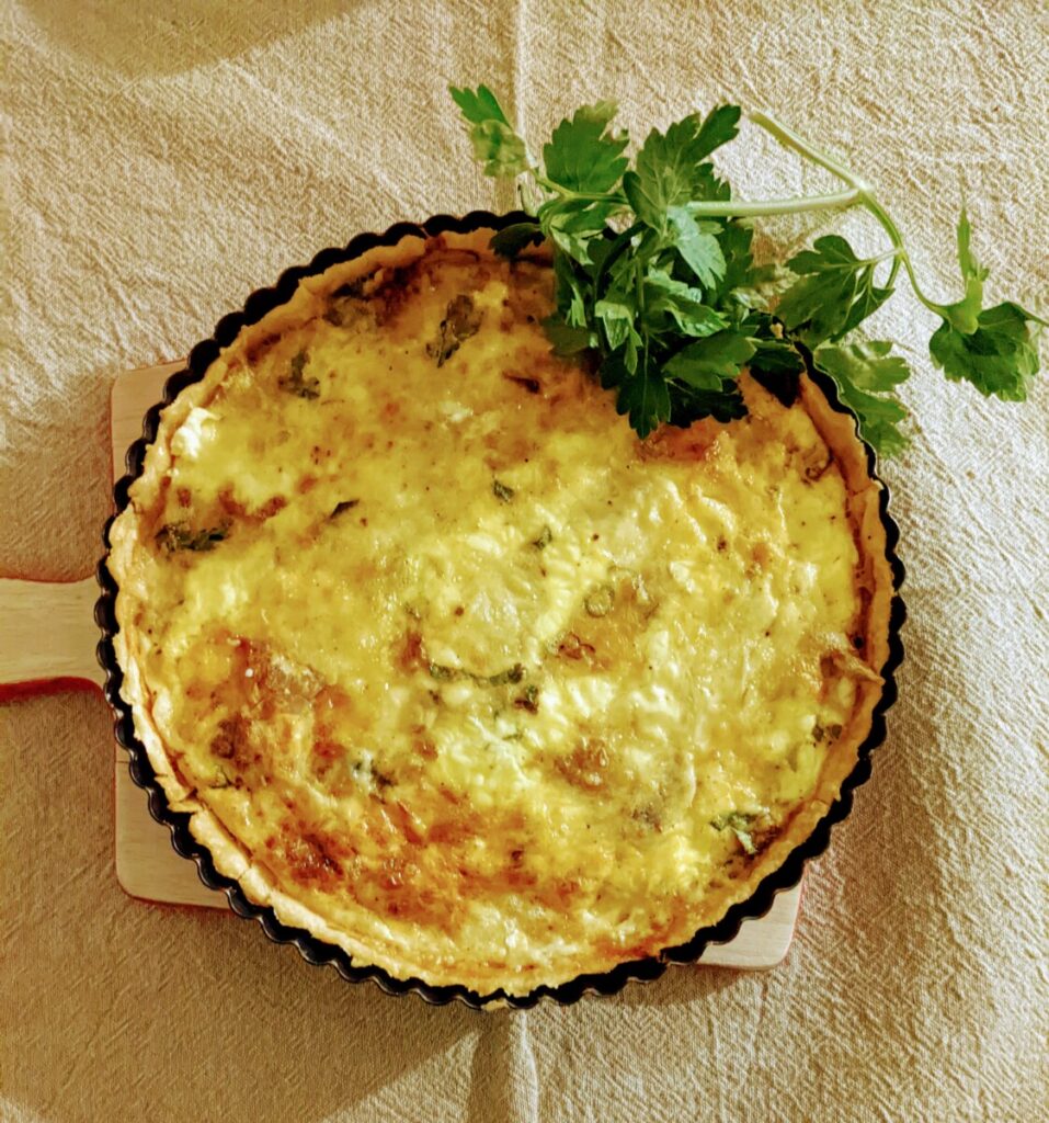 Last of the Cheese Platter Quiche - Retro Food For Modern Times
