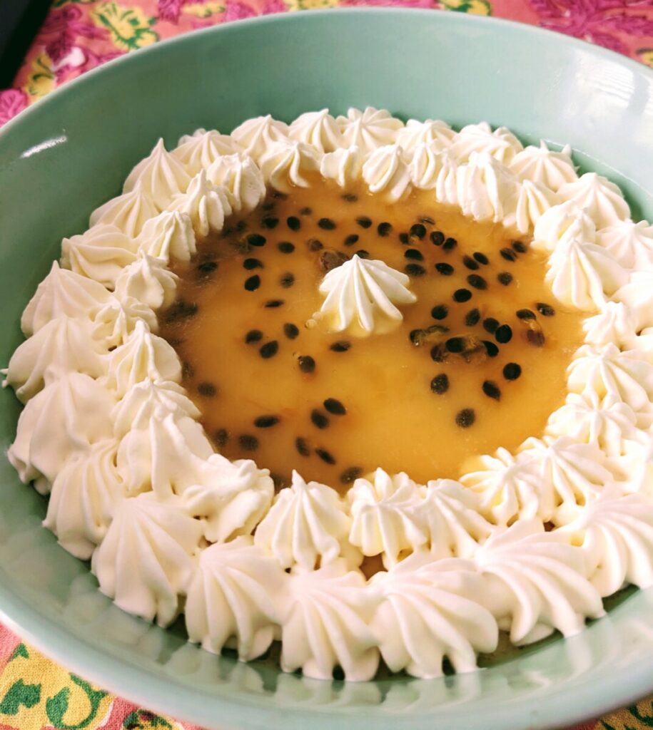 Passionfruit Flummery - Retro Food For Modern Times