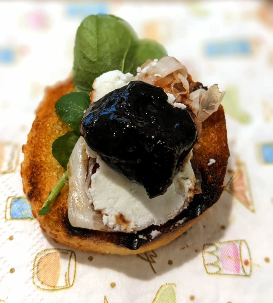 Wine and Song Prune Canapés - Retro Food For Modern Times